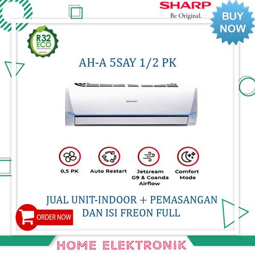 Jual AC INDOOR BARU SHARP AH-A ZCY ½ - ¾ - 1 - 1½ PK+PEMASANGAN - 1 pk ...