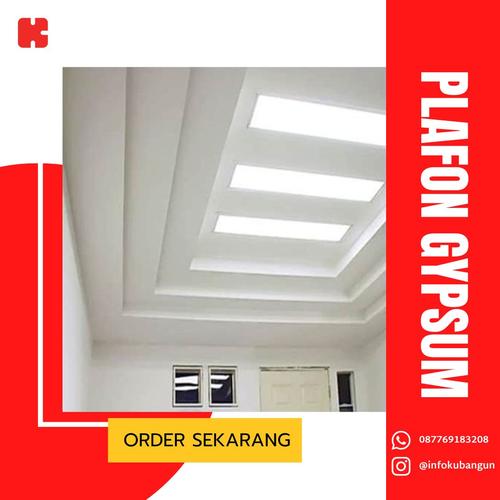 Jual Plafon Gypsum Minimalis Gypsum Ceiling Beserta Rangka Furing - Kota Medan - KUBANGUN ...