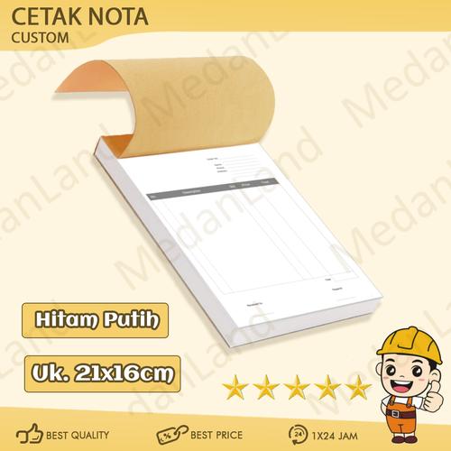 Jual Cetak nota 1/2 folio satuan rangkap 1 2 3 ply custom faktur ...