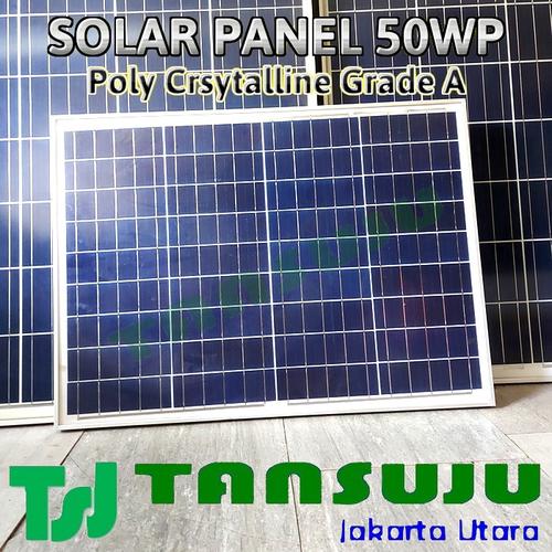 Jual Solar Panel 50 WP Poly Crystalline Grade A Solar Cell 50WP ...