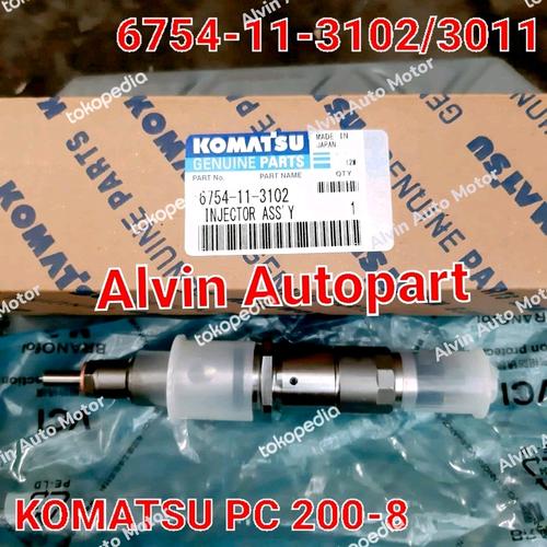 Jual INJECTOR ASSY INJEKTOR KOMATSU PC200-8 PC 200-8 6D107 MADE IN ...