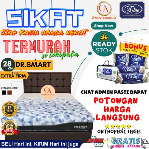 Jual Kasur Elite Springbed Matras Elite DR SMART orthopedic | FULL SET ...