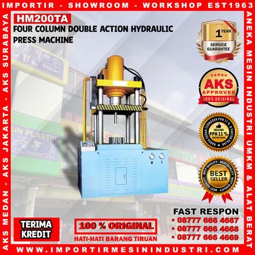 Jual Mesin Press 200 Ton Hidrolik 4 Tiang Double Action Hidrolik ...