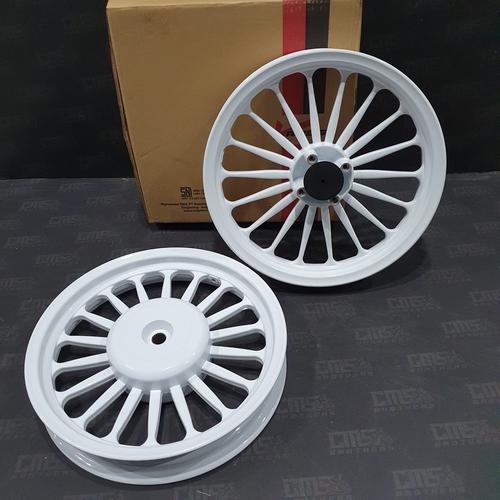 Jual Velg Velek Racing V Rossi Venom Galaxy 2 R14 Honda Vario 110 Putih ...