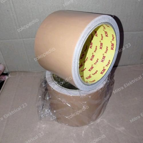 Jual Lakban Kain KM Cloth Tape Heavy Duty Brown / Coklat 1, 2, 3 Inch × ...