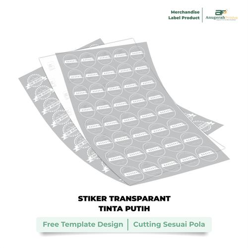 Jual STIKER VINYL TINTA PUTIH / STIKER TRANSPARAN TINTA PUTIH - Putih ...