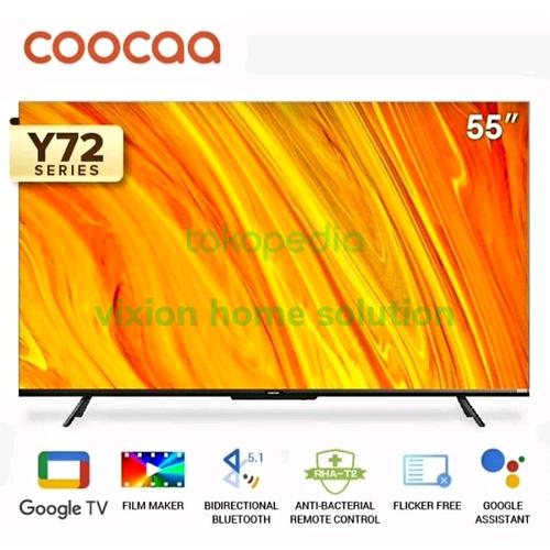 Jual COOCAA 55Y72 Led Tv 55 inch Digital Smart Google Dolby 4K UHD TV ...