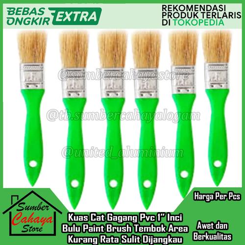 Jual KUAS CAT PVC CATT TEMBOK CET OWNER 1 INCI DINDING GAGANG PLASTIK ...