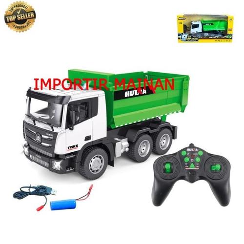 Jual Mainan Remote Control Dump Truck Huina 1556 9Ch 2.4Ghz Truk Pasir ...