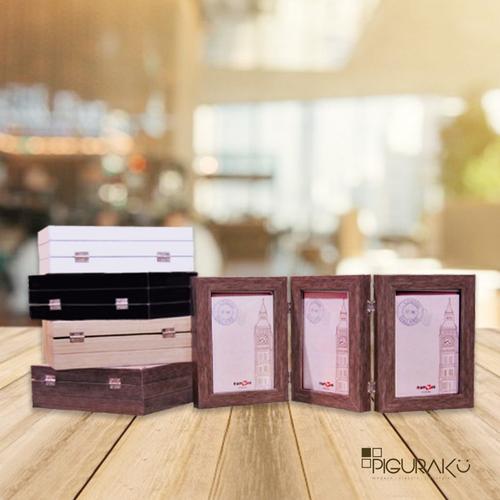 Jual Bingkai Lipat Pigura Buku Minimalis 5R 3 - White - Kota Surabaya ...