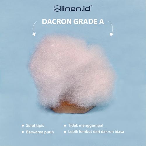 Jual Dacron / Dakron / Kapas / Silikon / Silicon / ISI BANTAL 1KG GRADE ...