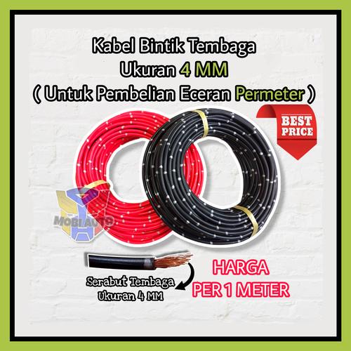 Jual Kabel Bodi 4MM ( ECERAN ) Bintik Tembaga Mobil / Motor Made In ...