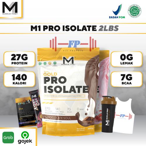 Jual M1 MUSCLE FIRST WHEY GOLD PRO ISOLATE 2LBS whey protein 2 LBS 2 LB ...