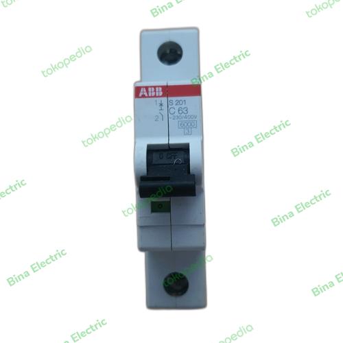 Jual MCB ABB S201 1P 63A 6kA / MCB ABB S 201 1 Pole 63 Ampere 6 kA - Jakarta Pusat - Bina ...