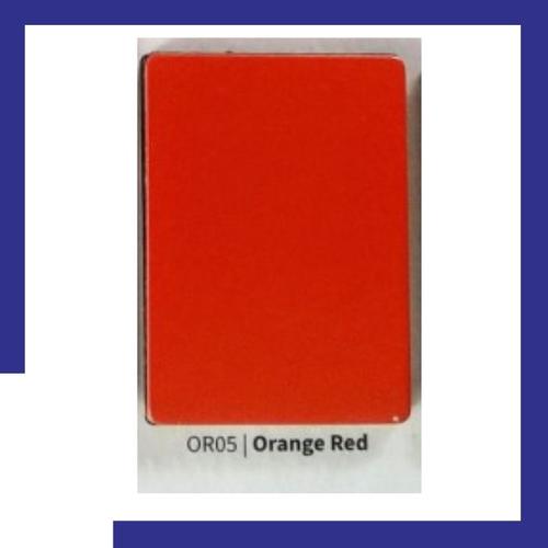 Jual ACP - Alumunium Composite Panel Decobond tebal 3mm - Orange Red ...