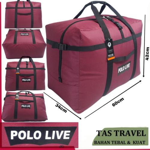 Promo TAS PAKAIAN JUMBO TAS TRAVEL JUMBO POLO LIVE 100% ORIGINAL ...