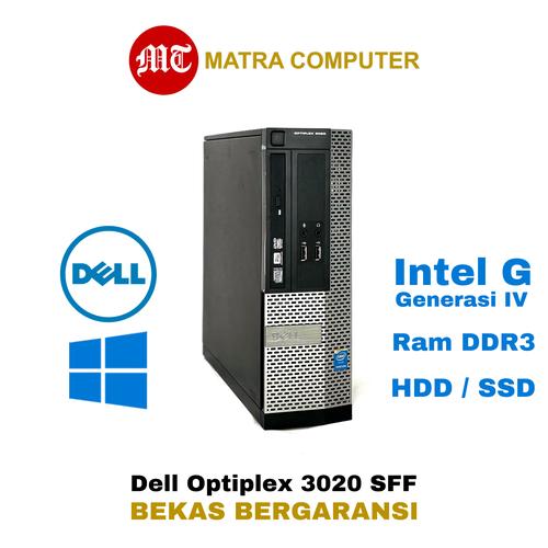 Jual Komputer kantor DELL pentium G intel generasi 4 bekas 3020 sff ...