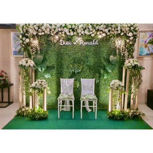 Jual Backdrop Green Garden untuk Lamaran, Martumpol, akad nikah - 2m ...
