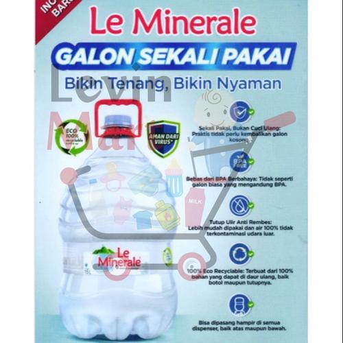 Jual LE MINERALE GALON 15 LITER / LEMIN GALON SEKALI PAKAI - Jakarta ...