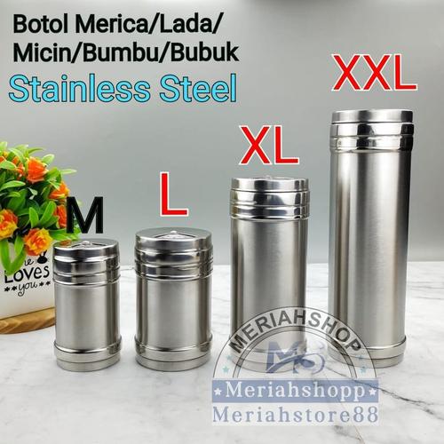 Jual Botol Shaker Merica (ADA 5 Size) Tempat Garam Merica Bumbu Lada ...