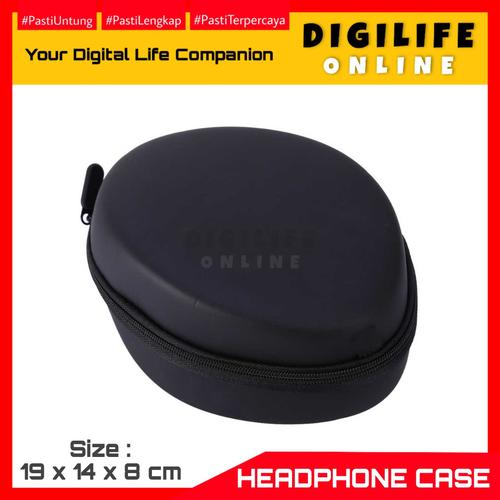 Jual Case Headphone EVA Casing Tempat Wadah Headset Universal Hitam ...