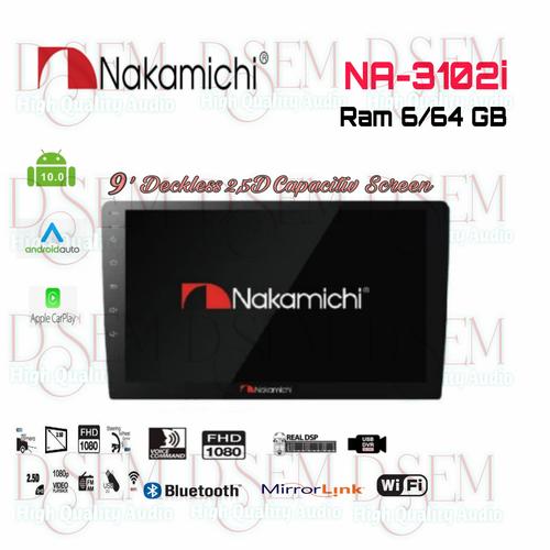 Jual Nakamichi NA-3102i T5 4/64GB Android 9 inch Head Unit Double Din ...