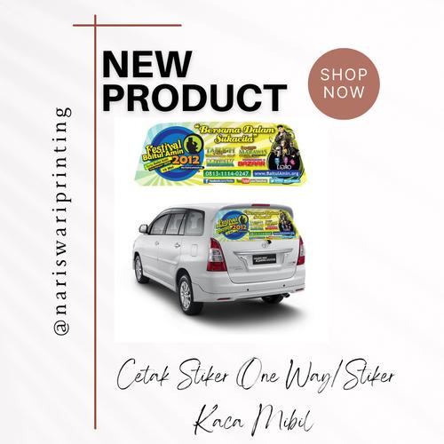Jual Stiker One Way Khusus Kaca Mobil Custom - Kab. Tangerang ...