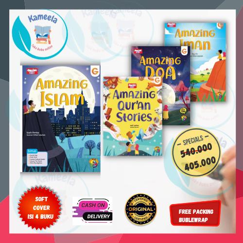 Jual Seri amazing Doa Quran Stories Islam Iman Gema insani 1 set 4 buku ...