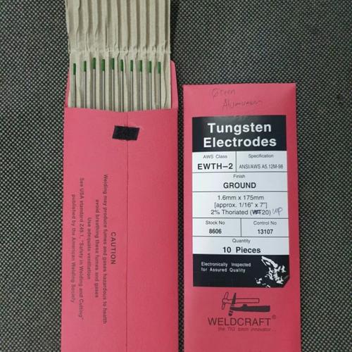 Jual Tungsten 1.6 Alumunium Hijau Tungsten Elektrode Jarum Las Argon 1 ...