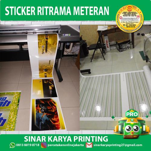 Jual CETAK STICKER RITRAMA METERAN + LAMINASI DOFF/GLOSY - Jakarta ...