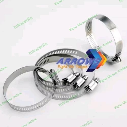 Jual klem flexible 12 inch klem stainless 12 inch klem selang 12 inch ...