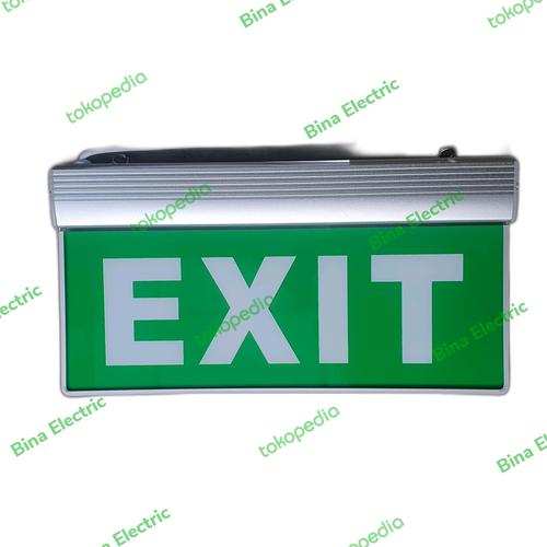 Jual Lampu Exit Emergency Led 2 Sisi / Exit Lamp 2 Sisi LED 2 Muka ...