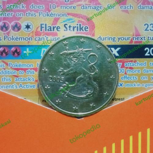 Jual koin uang asing 50 euro cent finlandia tahun 2005 original dan ...