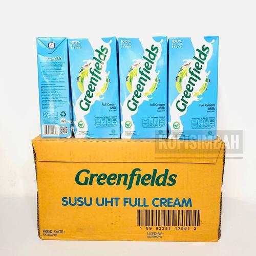Promo Susu UHT Greenfields Susu Sapi Segar FullCream Original 1 Kartn ...