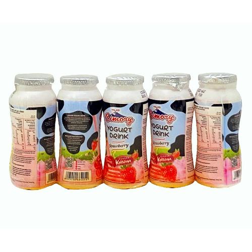 Jual Cimory Mini Yogurt Drink 70ml x 5 botol banded - Strawberry - Kota ...