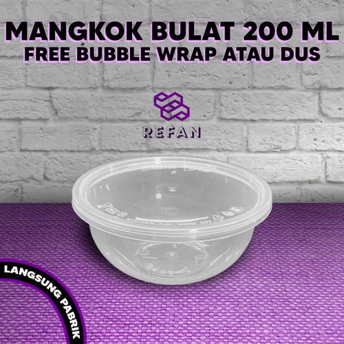 Jual Thinwall Bulat 200ml plastik/ Cup Puding isi 500pcs per dus murah ...