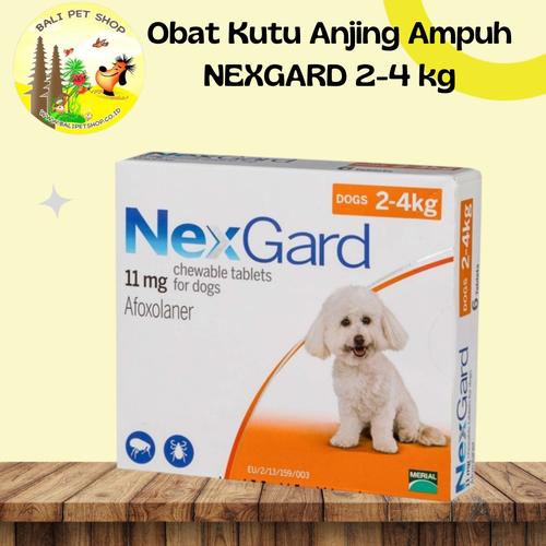 Jual OBAT KUTU ANJING NEXGARD 2-4 KG AMPUH - NEXGARD - Kota Denpasar ...