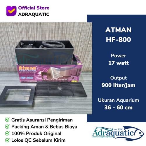 Jual ATMAN HF-800 TOP FILTER AQUARIUM TALANG ATAS BOX BOK POMPA AIR ...