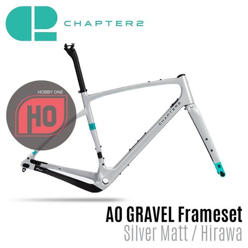 Promo CHAPTER 2 AO Silver Matt Hirawa Disc Brake Gravel Frameset - XS ...