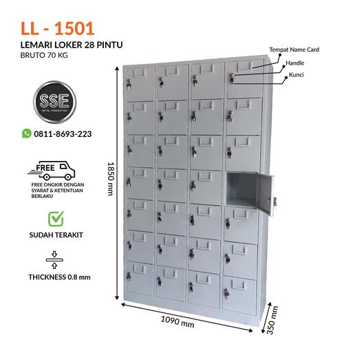 Jual Custom Pabrik Locker Besi / Rak Penyimpanan Kantor - Distributor ...