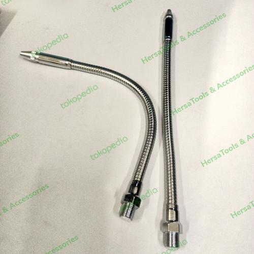 Jual Stainless Steel Flexible Coolant Hose Pipe ⅜"*400mm Selang Oli ...