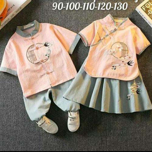 Jual cheongsam couple anak pakaian shanghai anak cheong sam anak baju ...