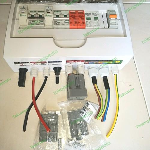 Jual PV Combiner [1 PV in + 1 DC Out to SCC] + 1 Battery Switch + 1 AC ...