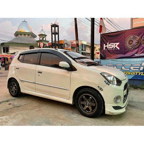 Jual modifikasi velg racing ayla pakai velg hsr ring 14 tipe tokyo ...