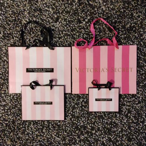 Jual Paper Bag Victoria Secret Victoria's - S M L - VS Pink Muda, S ...