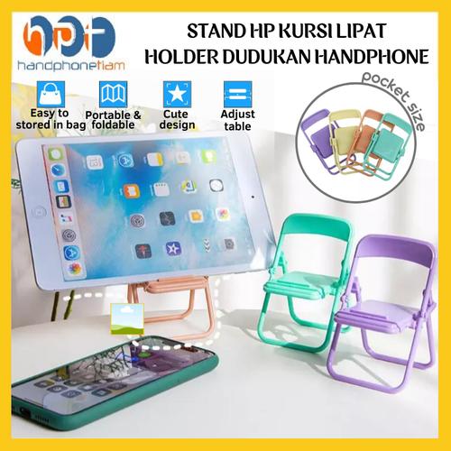 Jual Holder Stand Hp Model Kursi Lipat Mini Folding Chair Dudukan ...
