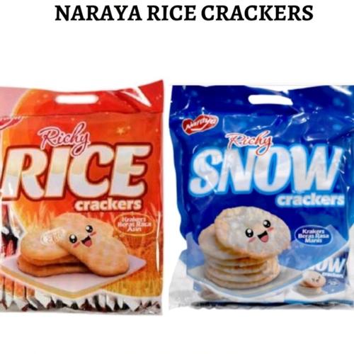 Jual naraya rice crackers manis NARAYA Richy snow crackers, kraker ...
