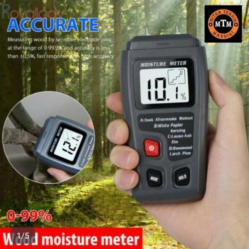 Jual ALAT UKUR KELEMBABAN KAYU DIGITAL WOOD MOISTURE METER TWO PINS ...