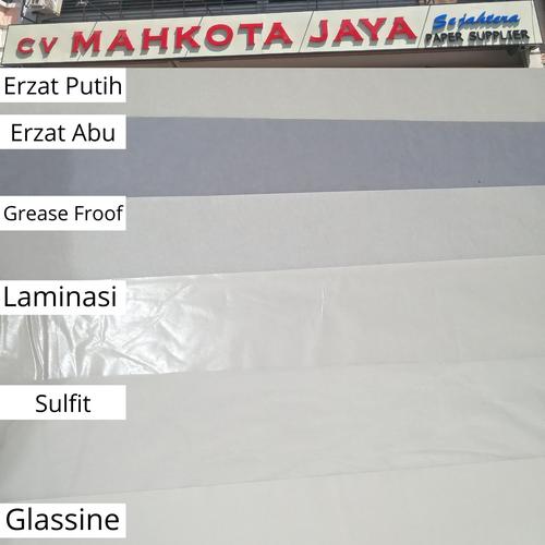 Jual Kertas Erzat Putih, Erzat Abu, Laminasi, Sulfit, Grease Froof ...
