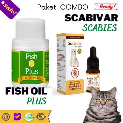 Jual Paket Combo Obat Scabies Scabivar Dan Vitamin Minyak Ikan Untuk ...